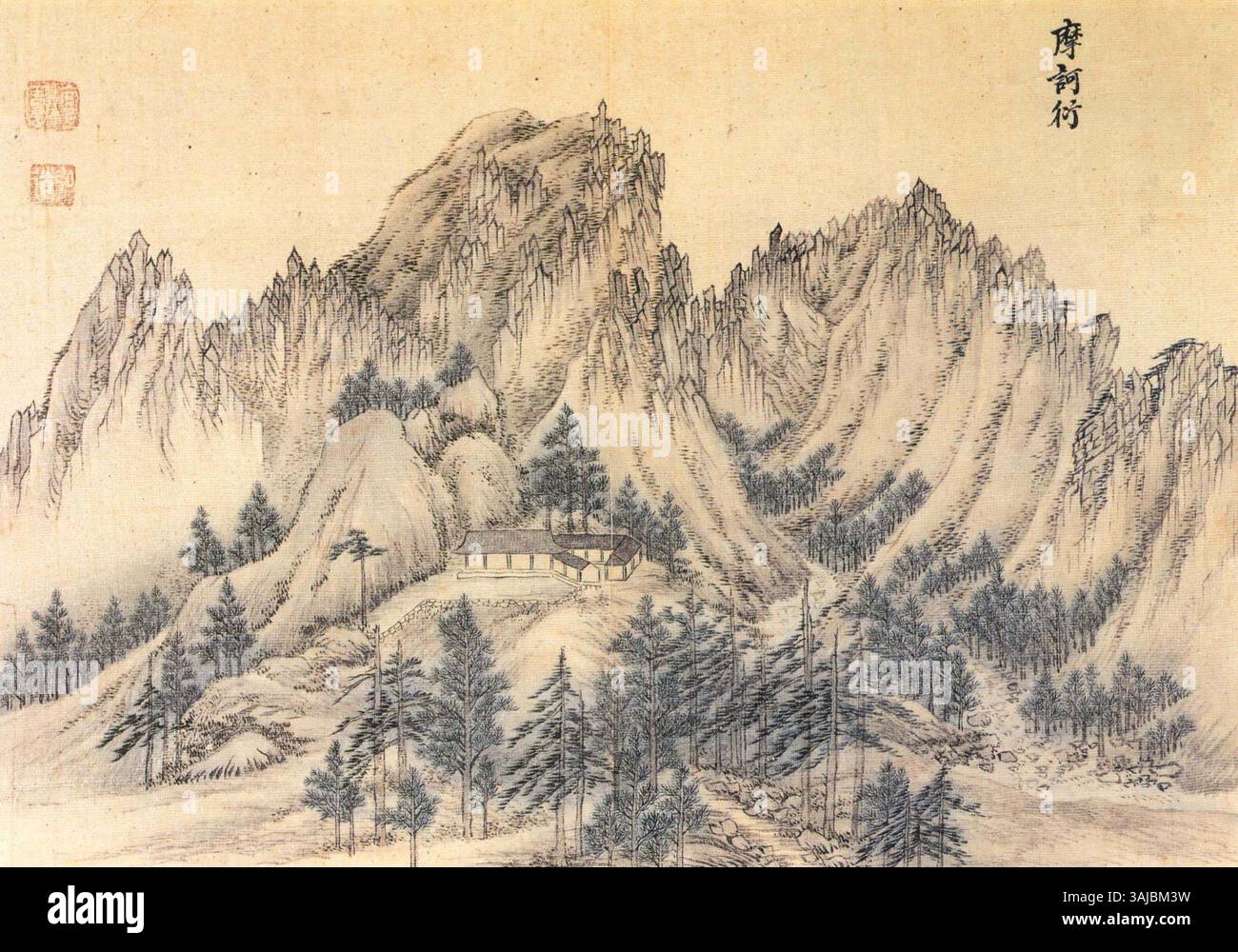 Kim Hong-do’s 1788 album captures the landscapes surrounding Mt ...
