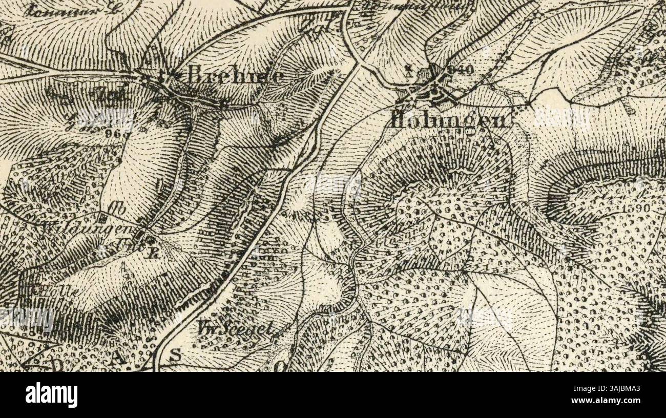 Map of germany with regions and borders hi-res stock photography and ...