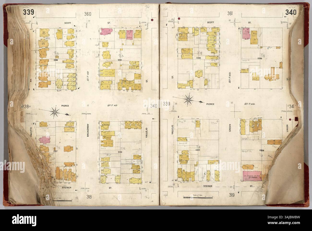 This 1905 Sanborn Insurance Map Atlas of San Francisco offers detailed ...