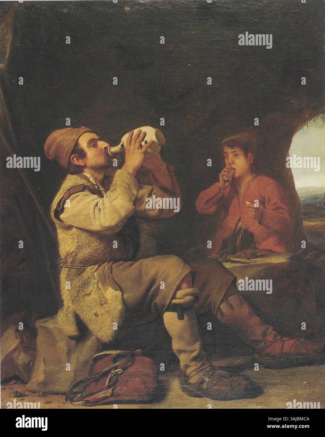 'Shepherds in a Cave' by Michael Sweerts, attributed to the Dutch ...