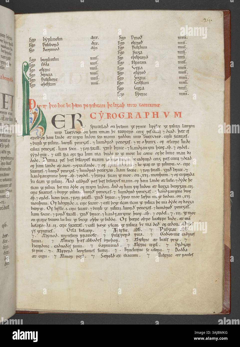 This page from the Codex Wintoniensis, showcasing 12th-century ...