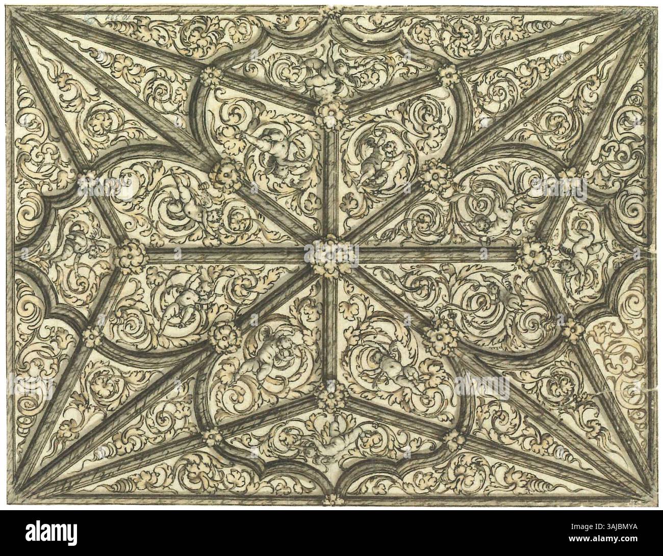 This drawing by Sebastián de Herrera Barnuevo, dating from 1666–1667 ...