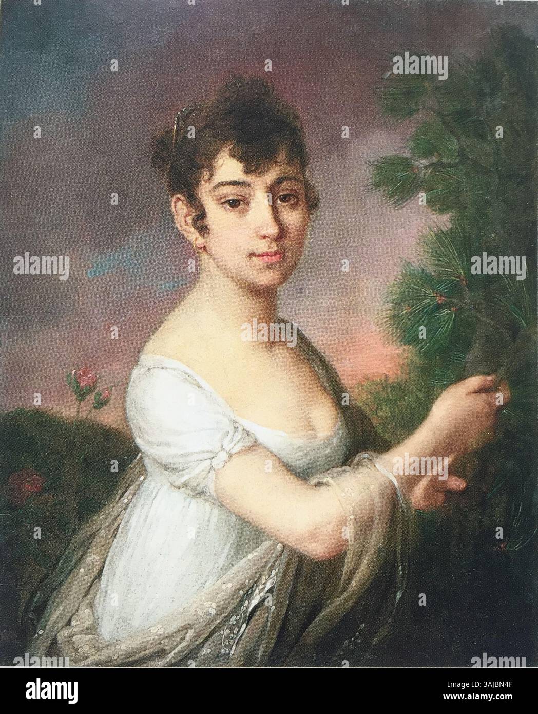 This 1800s portrait by Vladimir Borovikovsky depicts Baroness Ekaterina ...