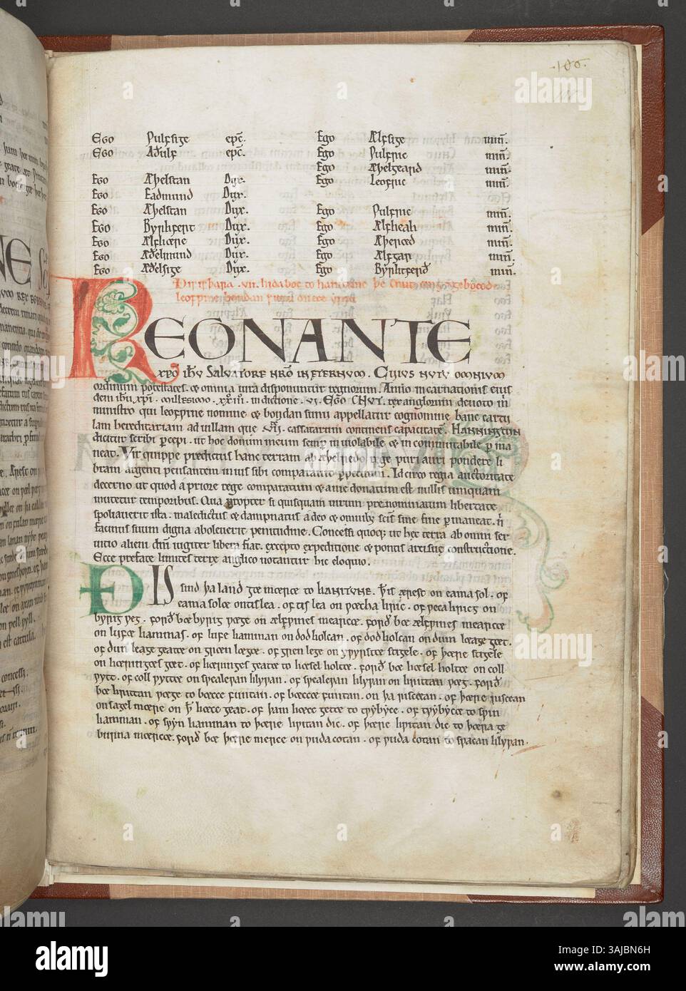 This medieval illuminated page from the Codex Wintoniensis (The St ...