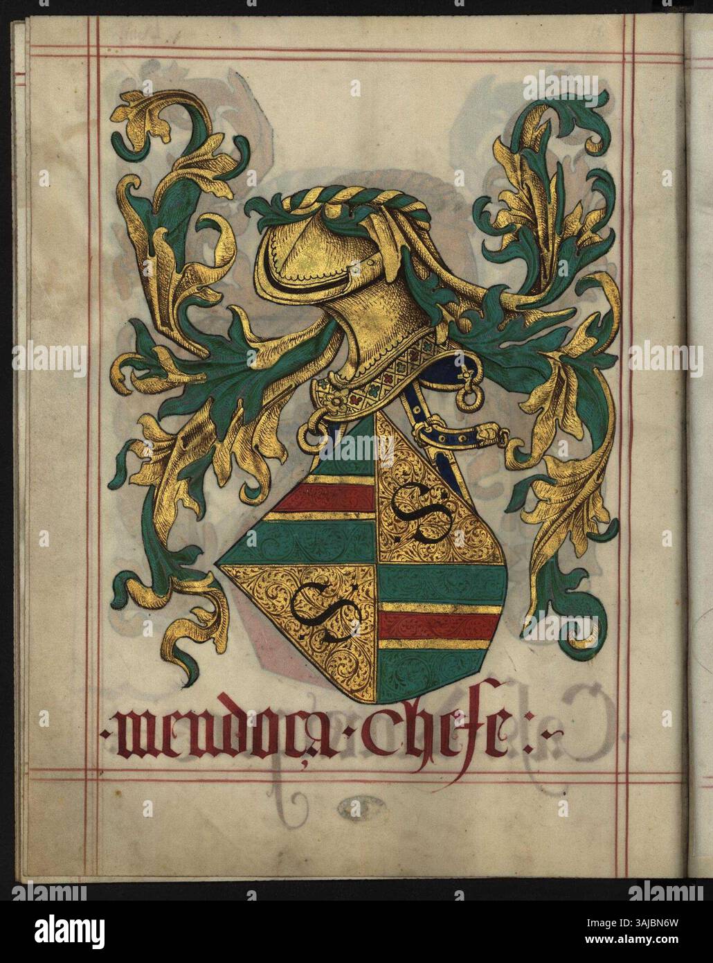 'Livro do Armeiro-Mor' (Portugal, 1509), a manuscript illustrating the ...