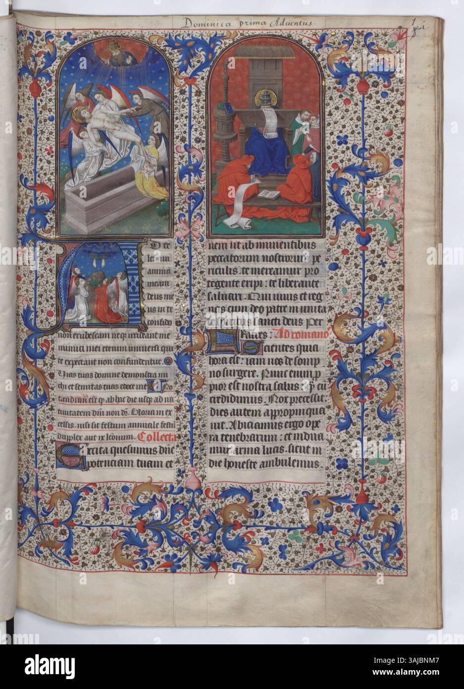 This manuscript illumination, created around 1460 by the Master of the ...