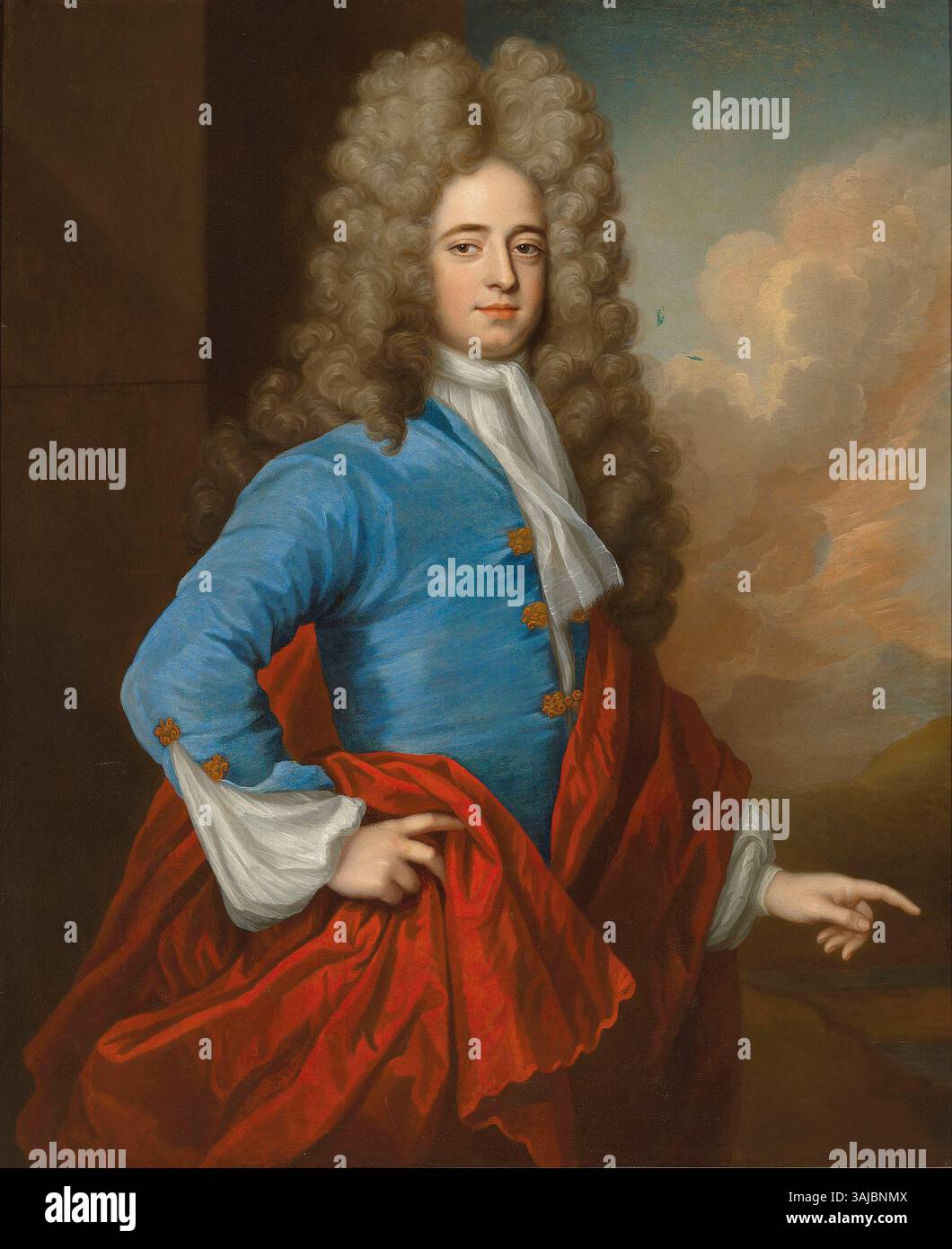 This oil on canvas portrait by Frederick Kerseboom depicts Colonel John ...