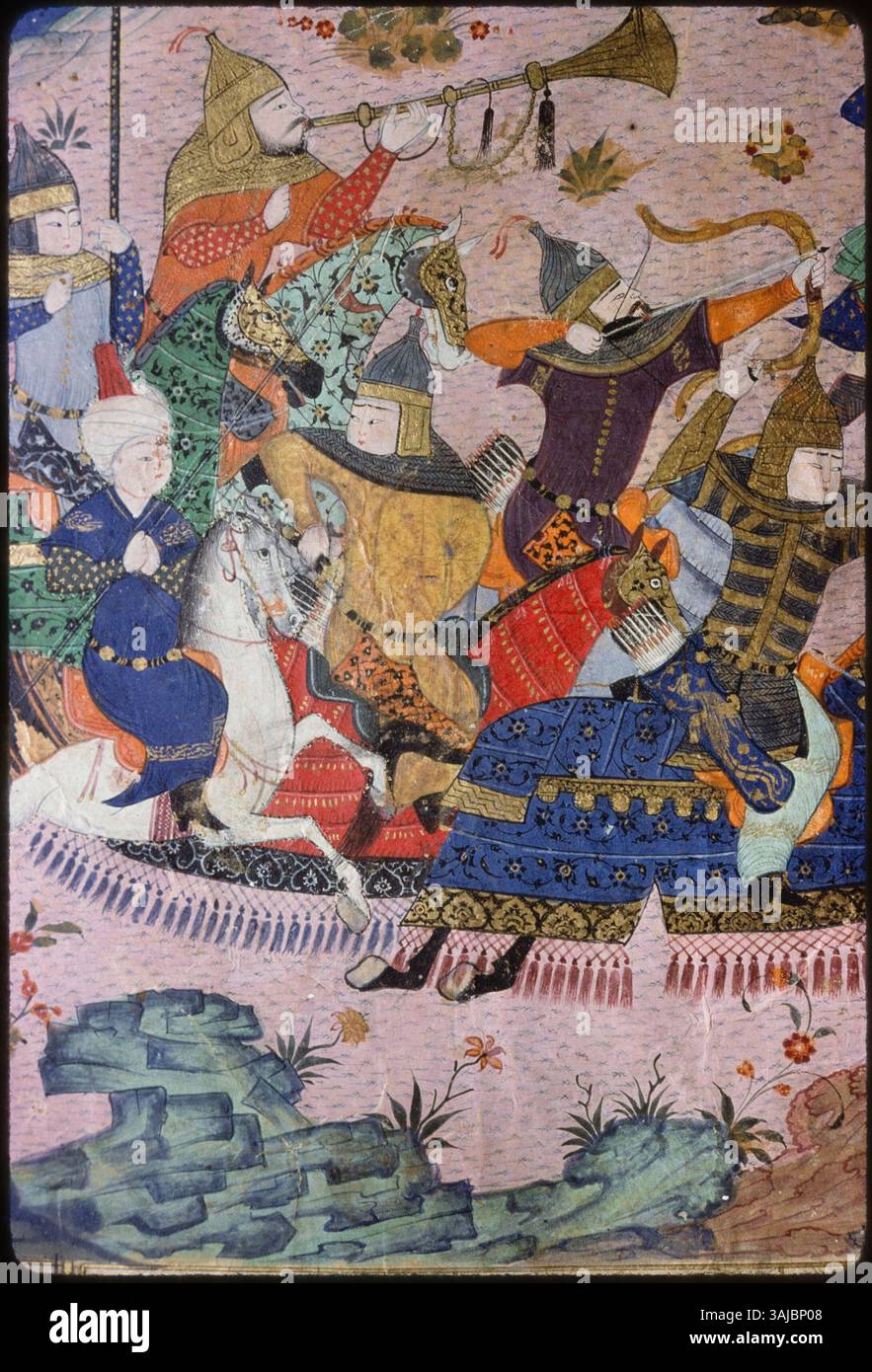 This detailed scene from the 'Dastan-i Jamal u Jalal' (1502-1505 ...