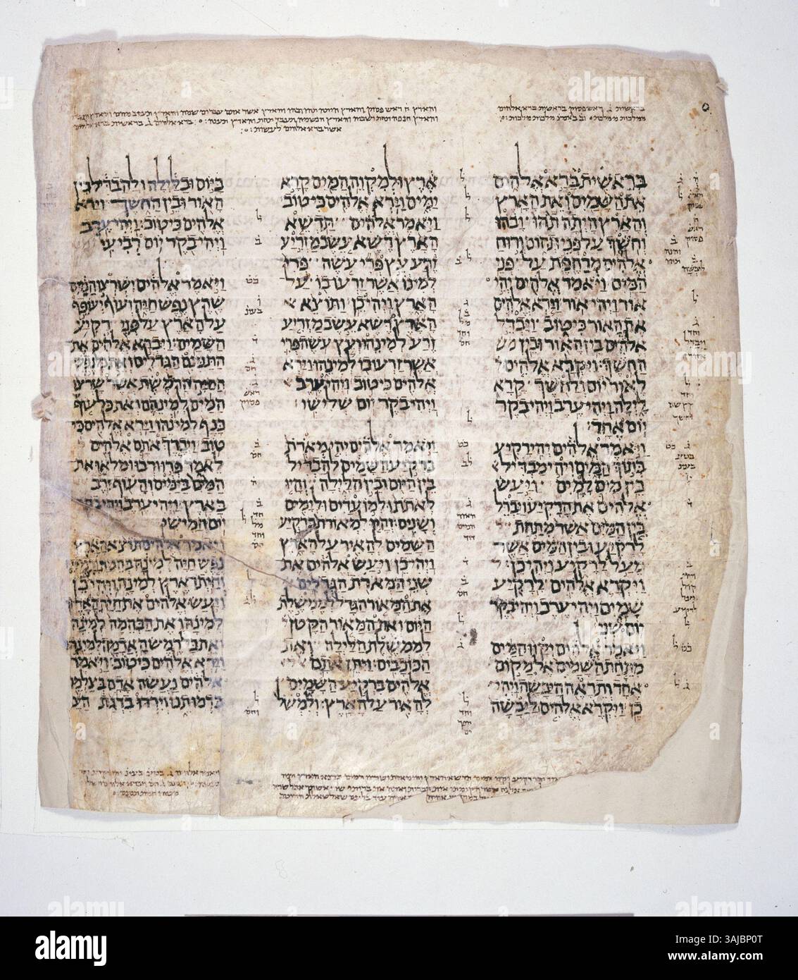 This page from the Leningrad Codex, dated between 1008 and 1011 ...
