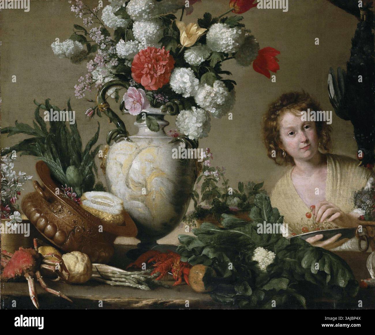 This painting by Bernardo Strozzi, created between 1610 and 1644 ...