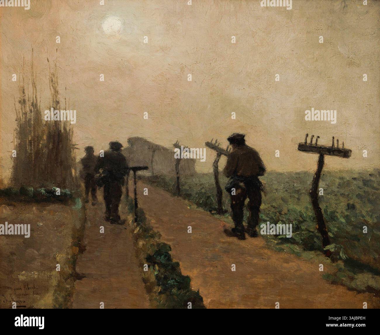 'String Weavers' by Isidore Meyers, painted between 1890 and 1917 ...