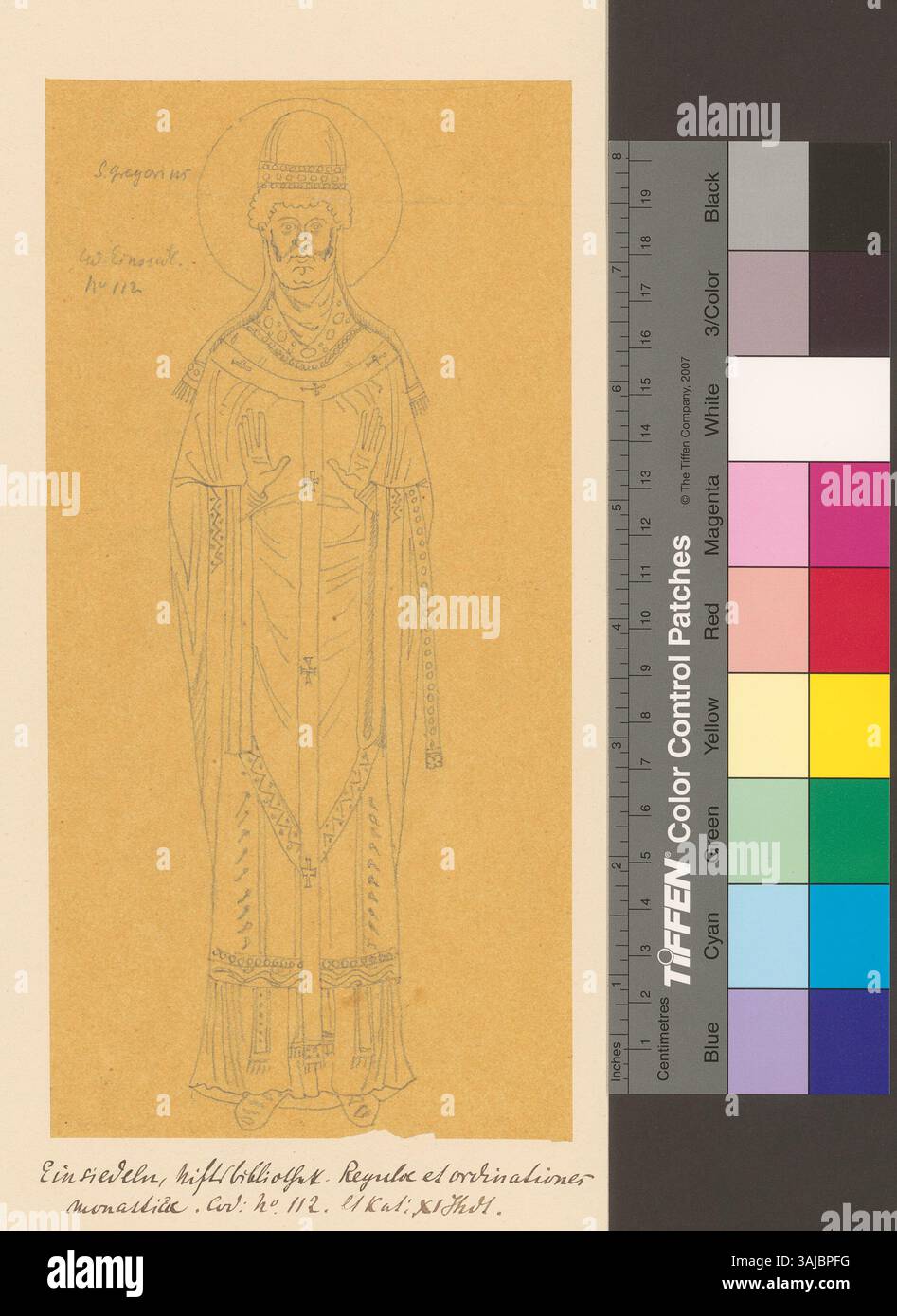 A copy of an excerpt from the 'Regulae et ordinationes monasticae', a ...