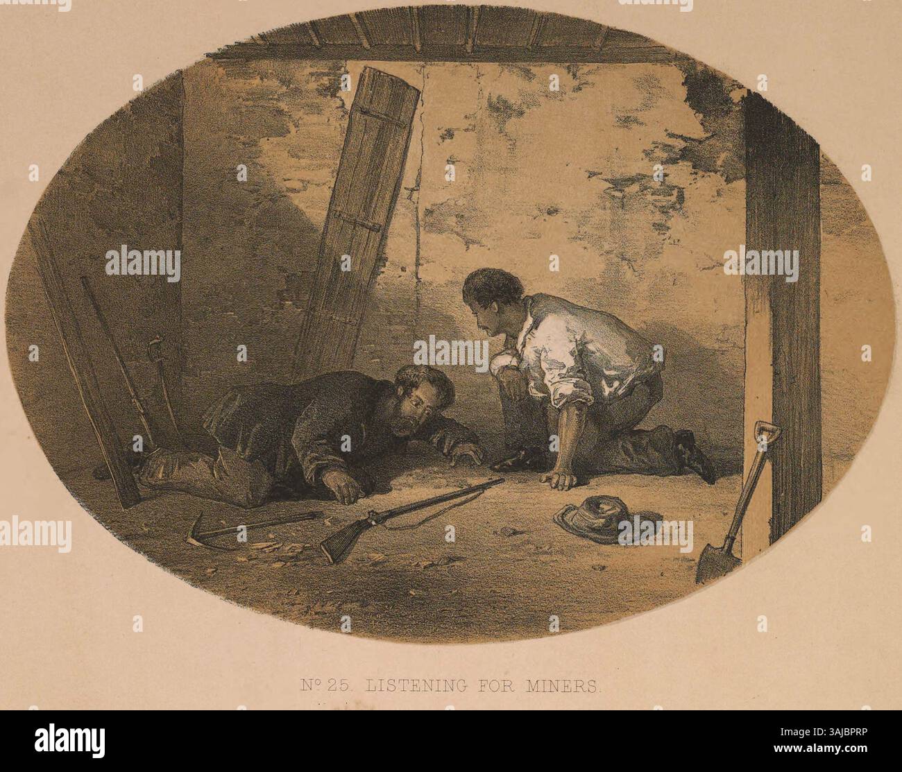 Tinted lithograph from the 1858 series 'Sketches & Incidents of the ...