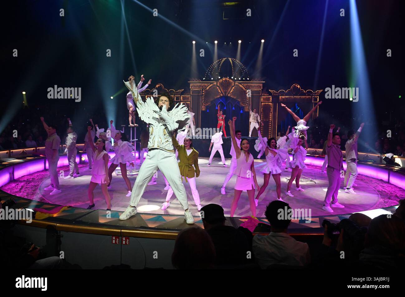 Munich, Germany. 10th Apr, 2025. The Circustheater Bingo is in the ring ...