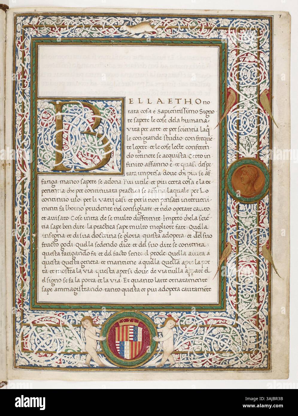 Giuniano Maio's 'De Majestate' illumination from around 1492-1493 ...