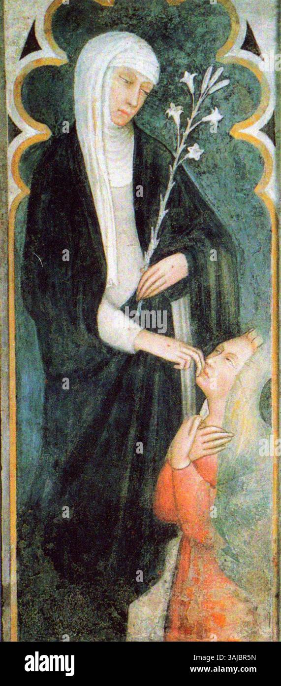 Andrea Vanni’s fresco of Saint Catherine of Siena, circa 1400, adorns ...