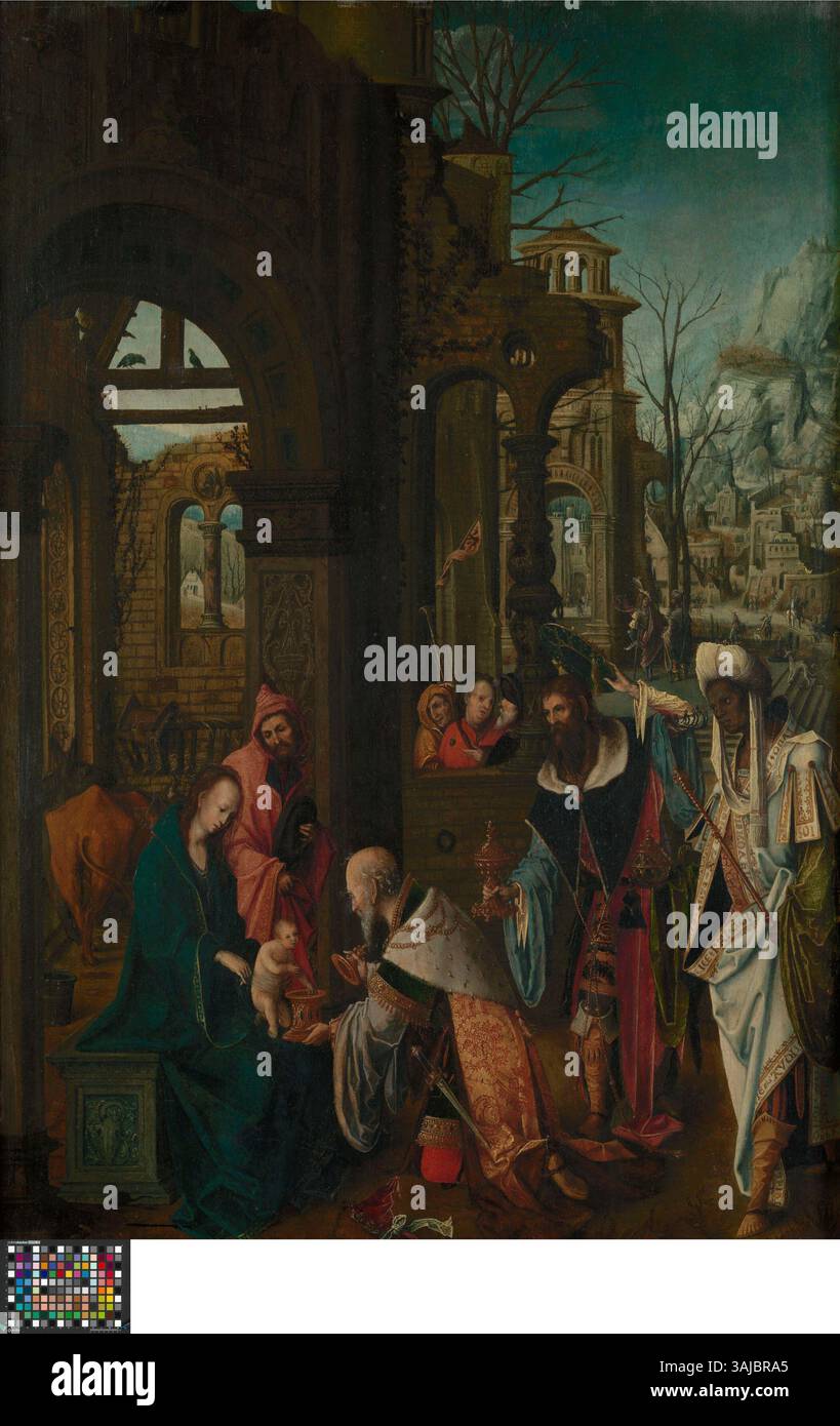 Pseudo-Bles, The Adoration of the Magi, c. 1520. Depicts the biblical scene where the Three Wise ...