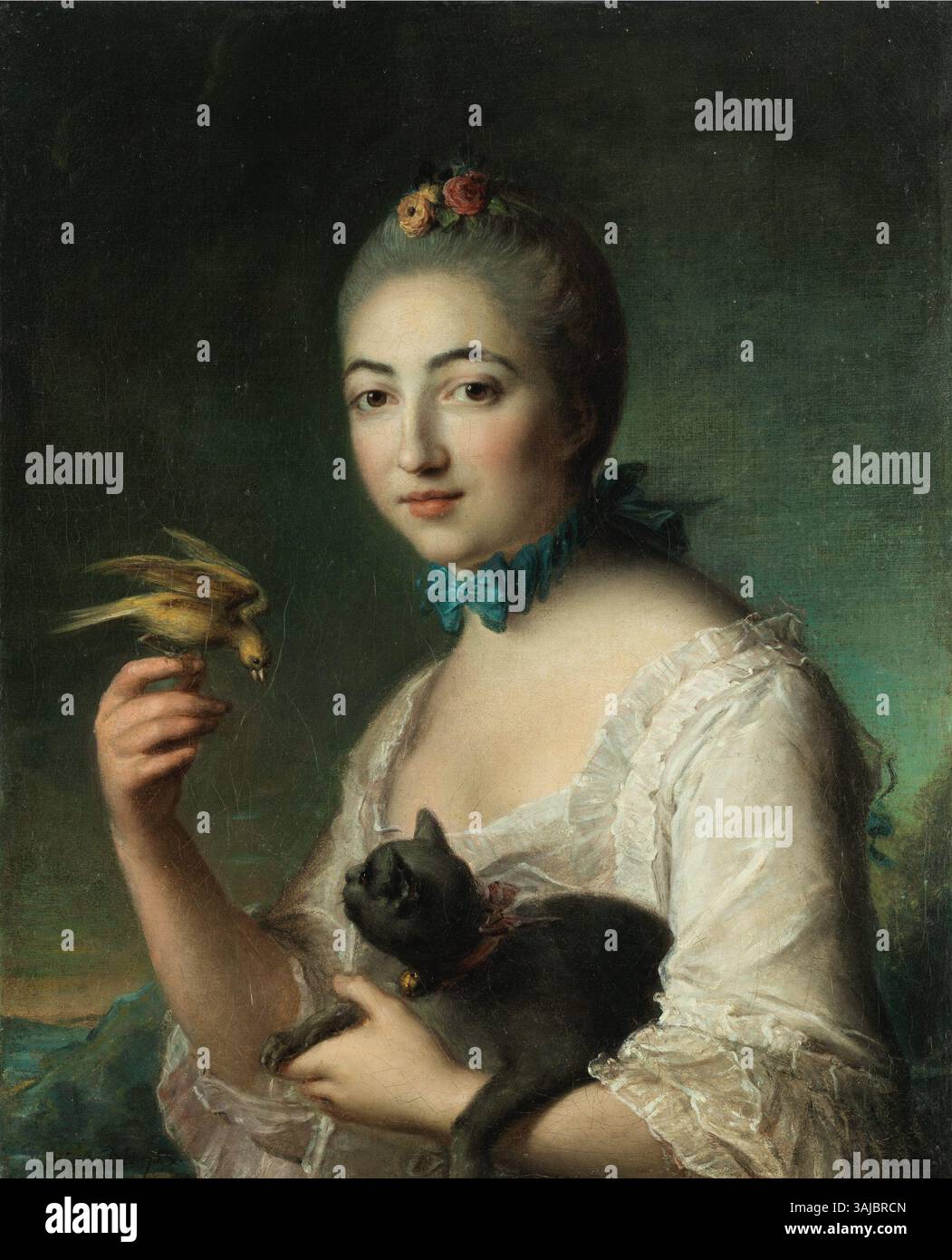 Attributed to Jean-Marc Nattier, this 1753 painting portrays a young ...