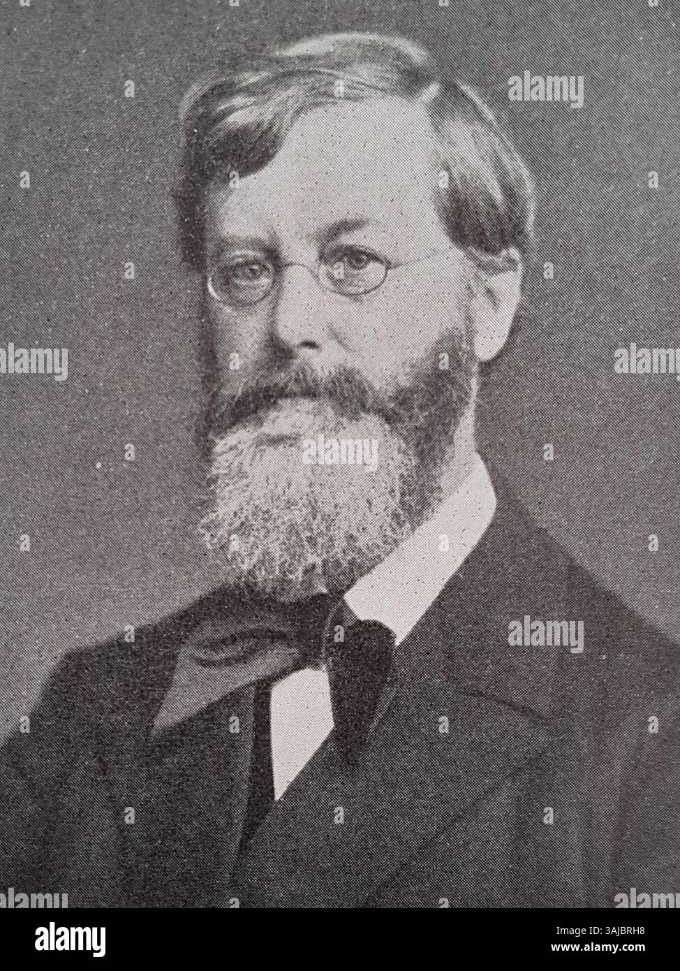 A photographed portrait of Axel Nordgren from 'Svenska konstnärer i ...