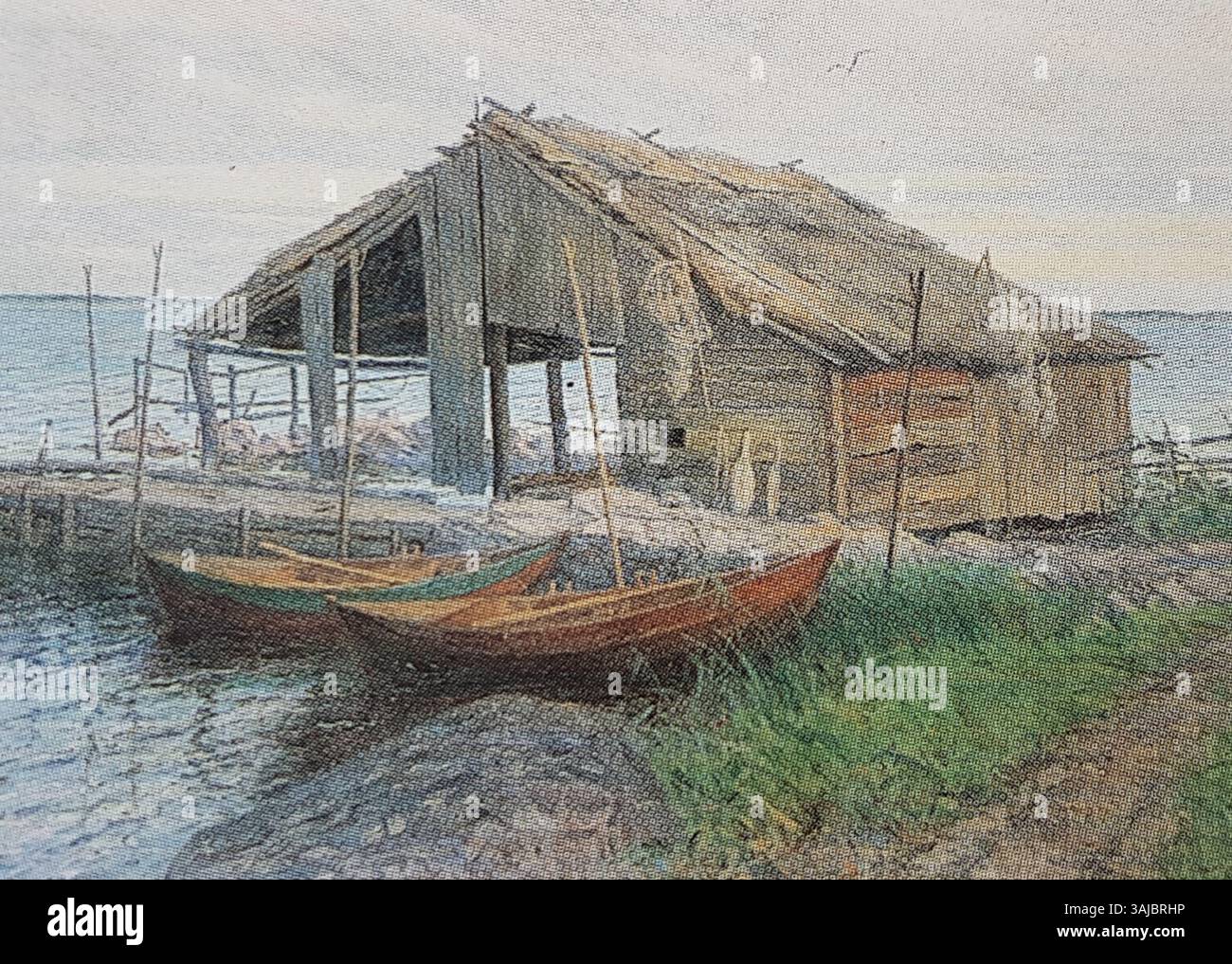 Carl Brandt’s winter scene captures the essence of the northern Swedish ...