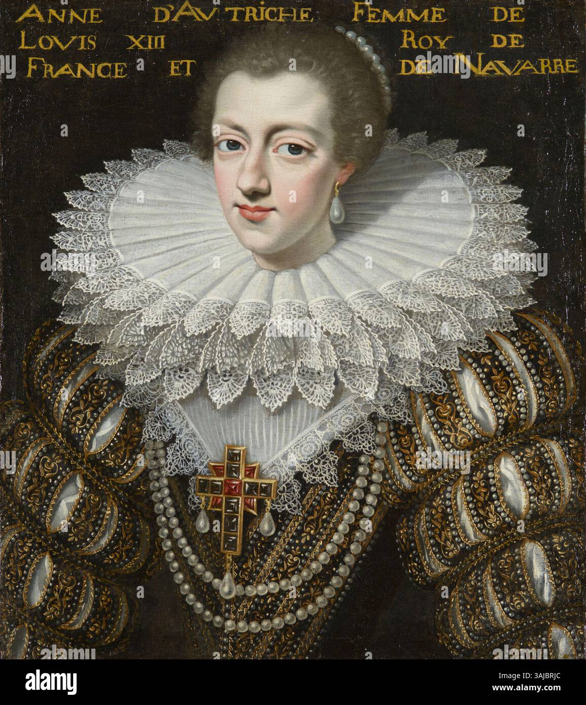 This 17th-century portrait of Anne, Queen of France, is part of the ...