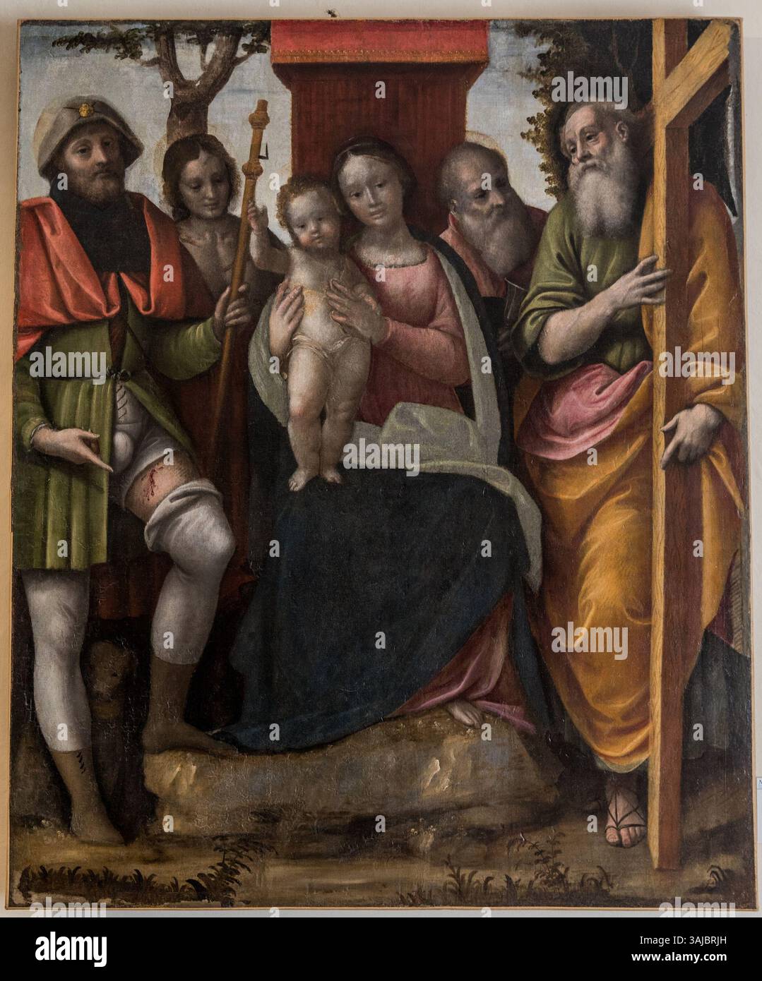 Bernardino Lanino's 1522 painting 'La Peste' depicts the ex-voto ...