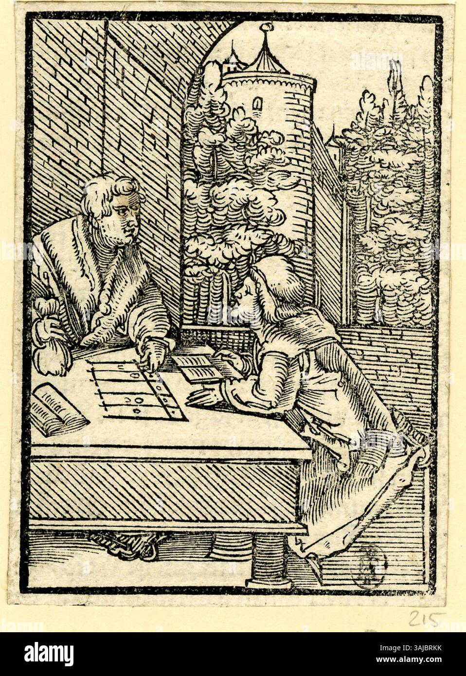 This 1514 woodcut by Hans Schäufelein illustrates the Parable of the ...