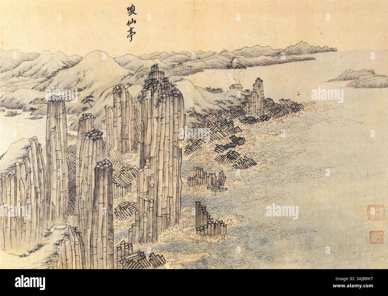 This 1788 album by Kim Hong-do features a series of stunning views of ...