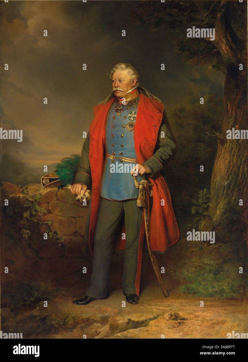 Full-length portrait of Field Marshal Count Johann Joseph Wenzel ...
