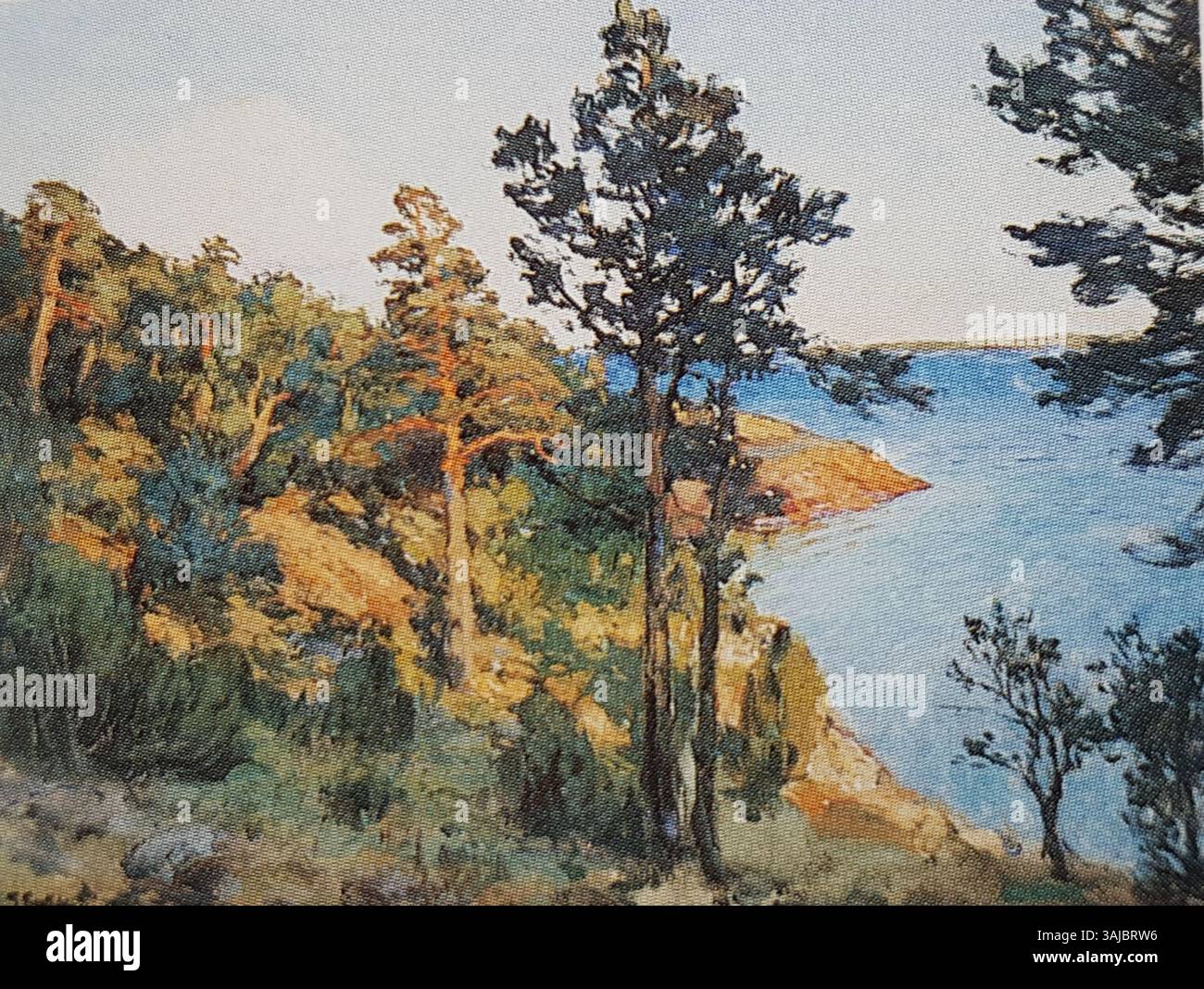 Gottfrid Kallstenius’s coastal landscape painting captures the rugged ...
