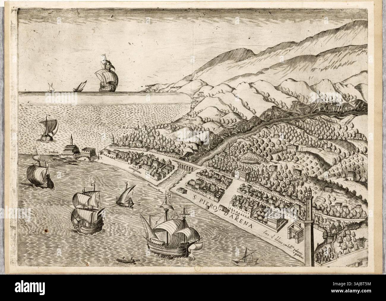This 1637 engraving by Alessandro Baratta illustrates the ...