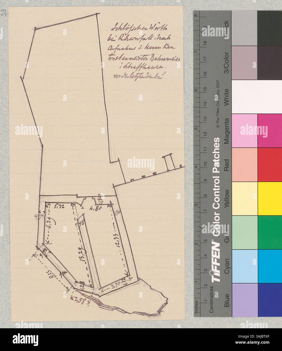 This drawing by Johann Rudolf Rahn, created between 1860 and 1910 ...