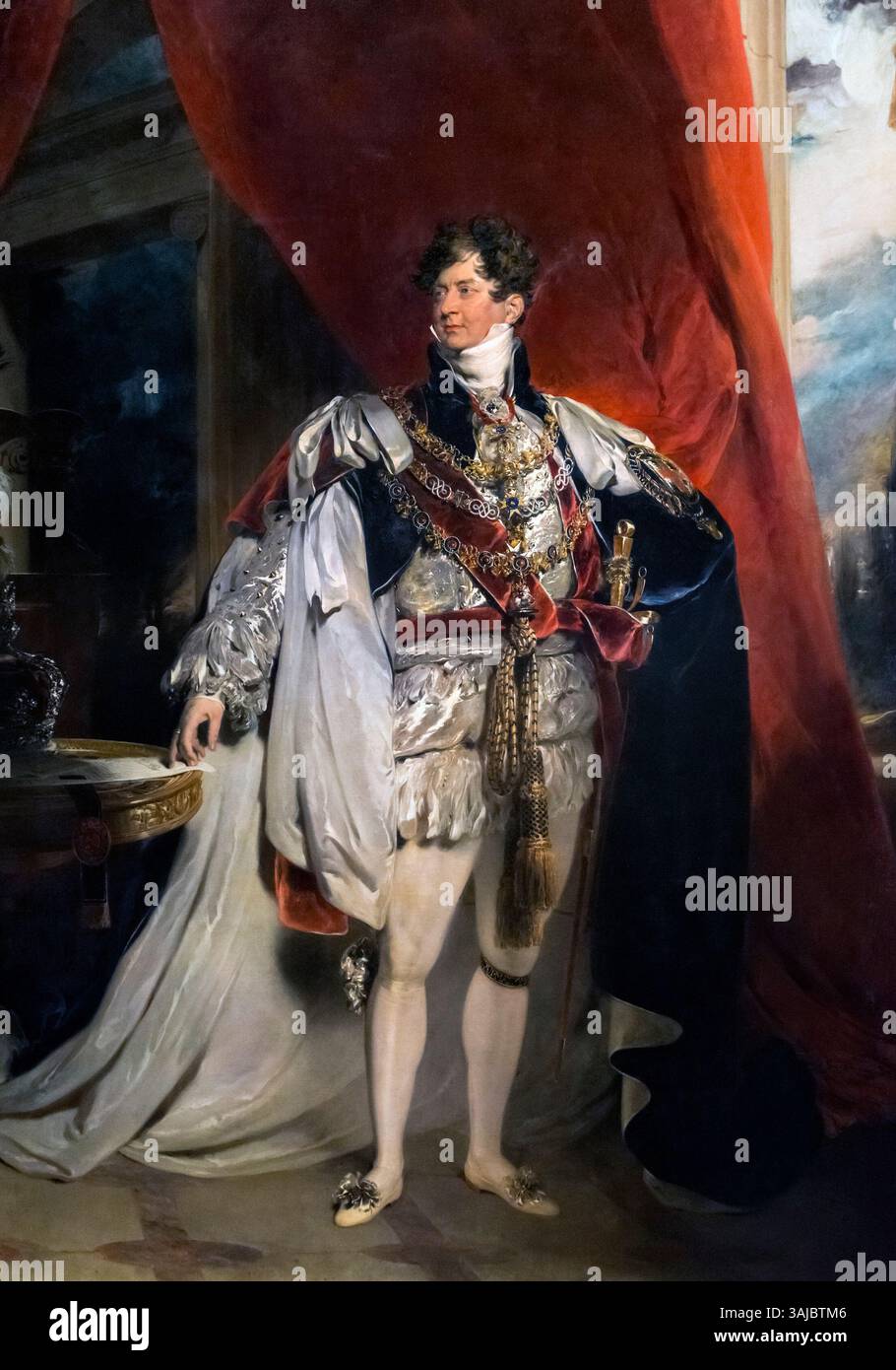 Portrait of George IV of England, painted by Sir Thomas Lawrence in ...