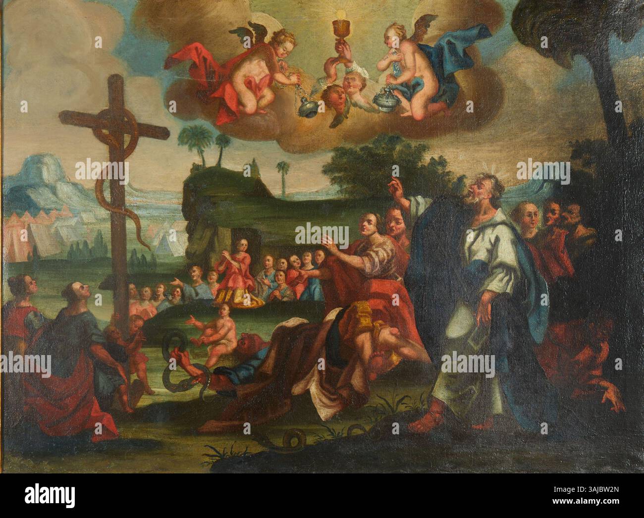 'Moses und die Eherne Schlange' (Moses and the Bronze Serpent) from the ...