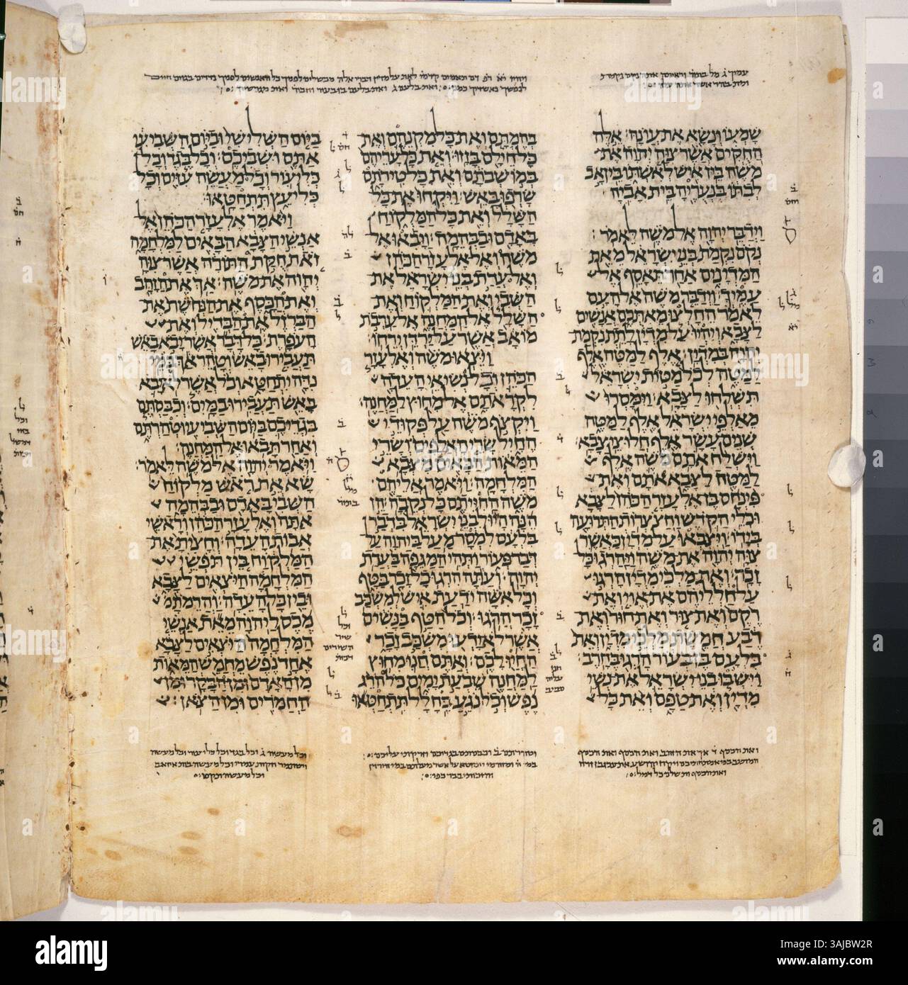 Folio 94b of the Leningrad Codex, dating from between 1008 and 1011 ...