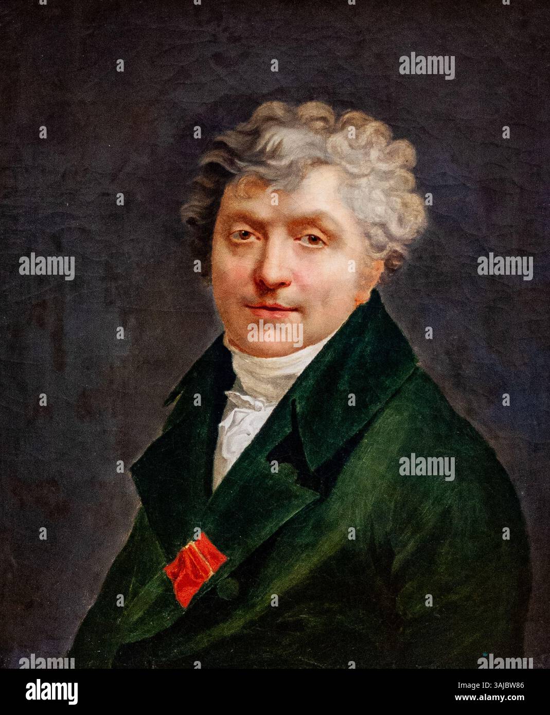 Jean-Baptiste Regnault’s self-portrait, painted in the late 18th ...