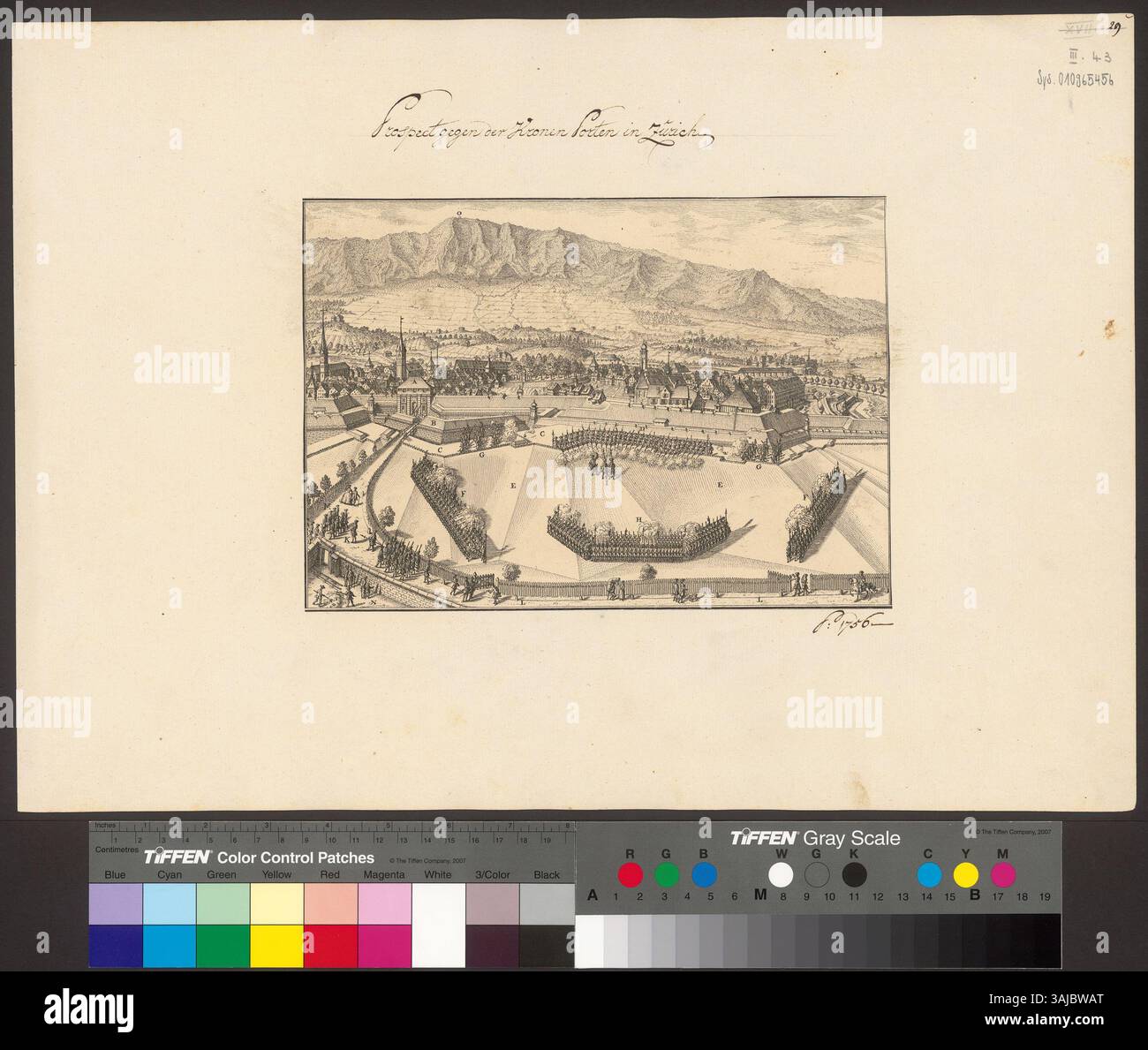 This 1756 etching by Johann Rudolf Holzhalb presents the allegory of ...