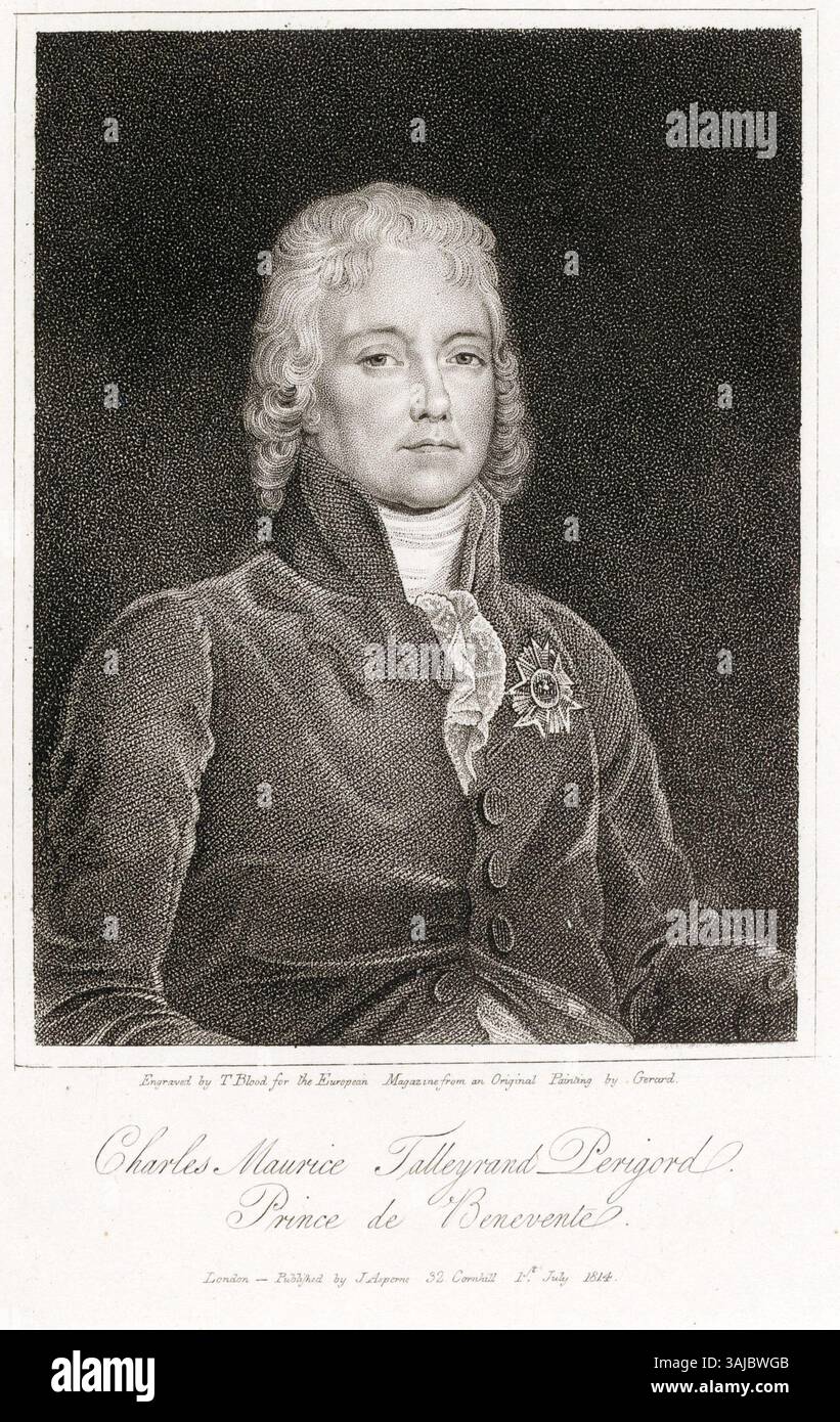 Portrait of Charles Maurice de Talleyrand-Périgord, Prince de Bénévent ...