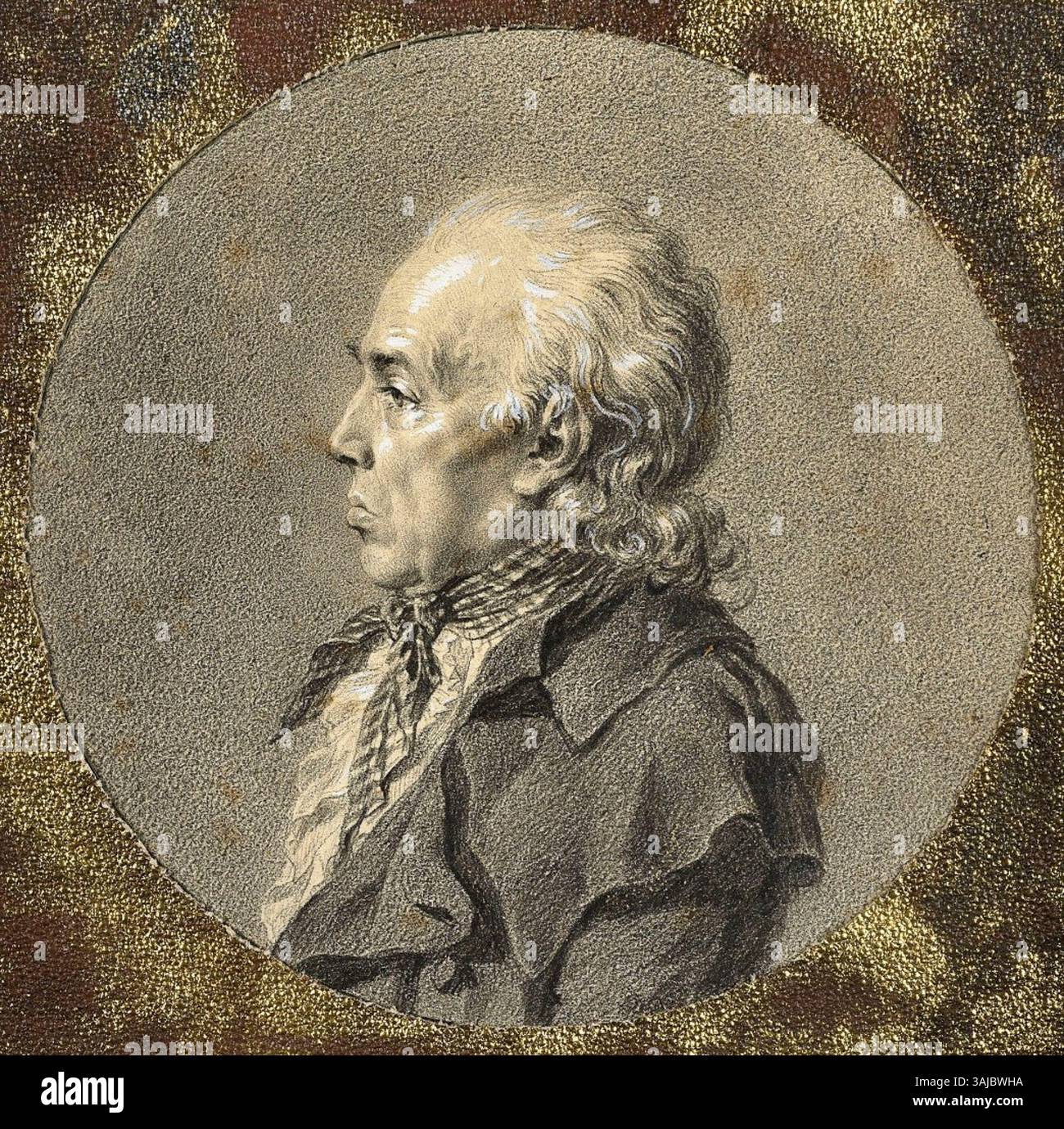 This drawing by Jean-Urbain Guérin, dated around 1792, depicts François ...
