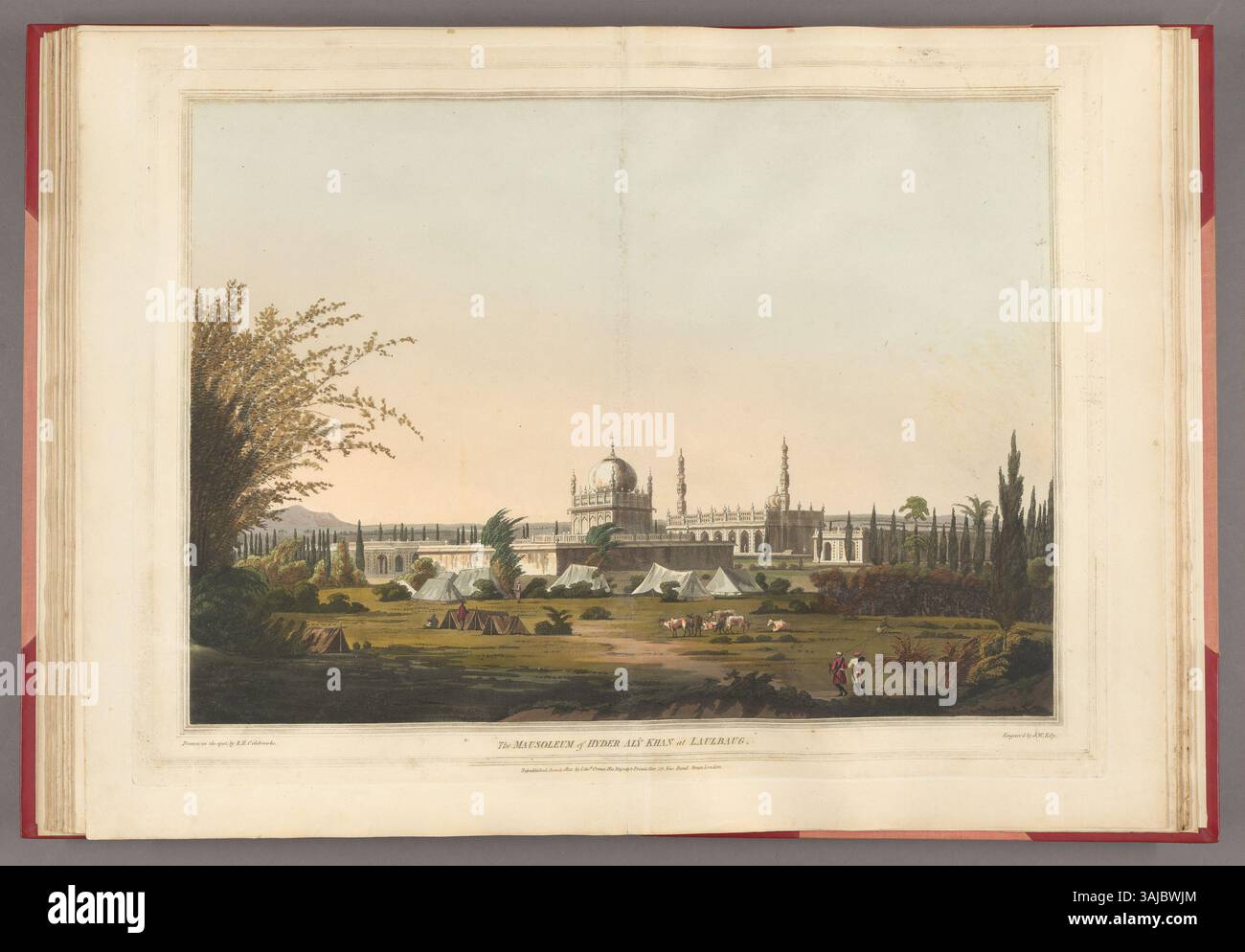 This 1805 aquatint print by John William Edy and Robert Hyde Colebrooke ...