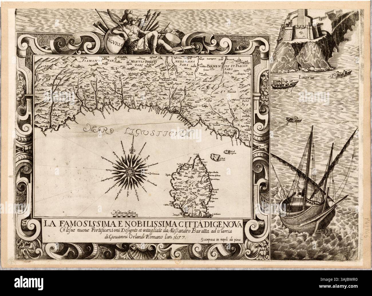 Another engraving by Alessandro Baratta from 1637 shows the ...