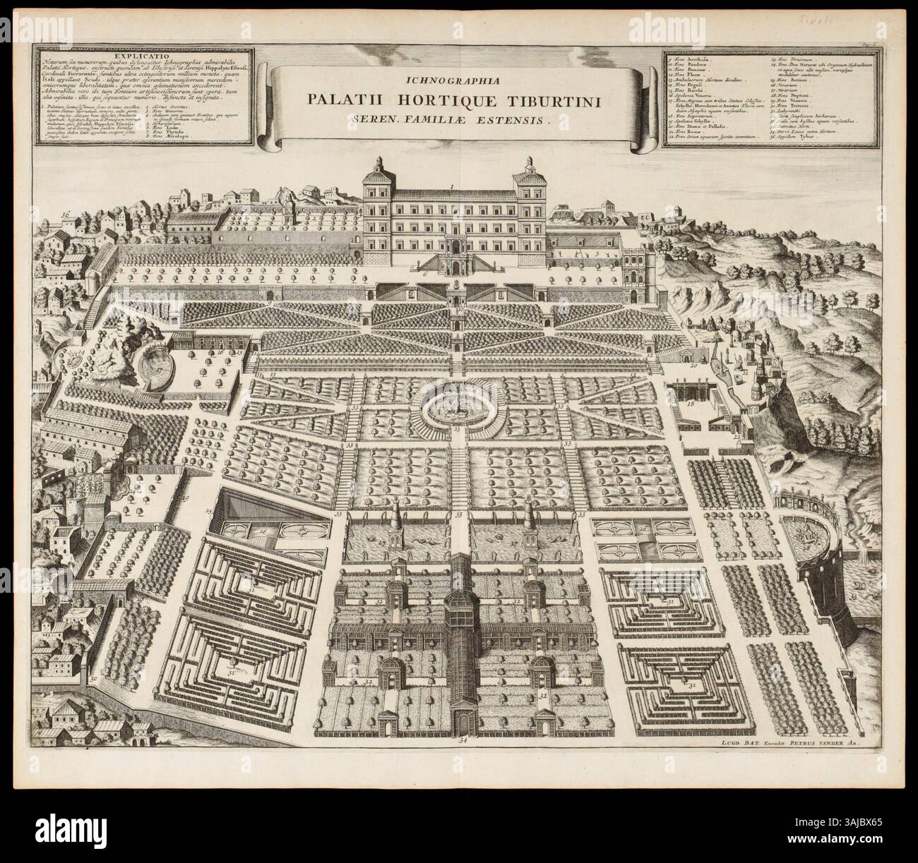 Pieter van der Aa's engraving, based on Etienne DuPérac's work, depicts ...