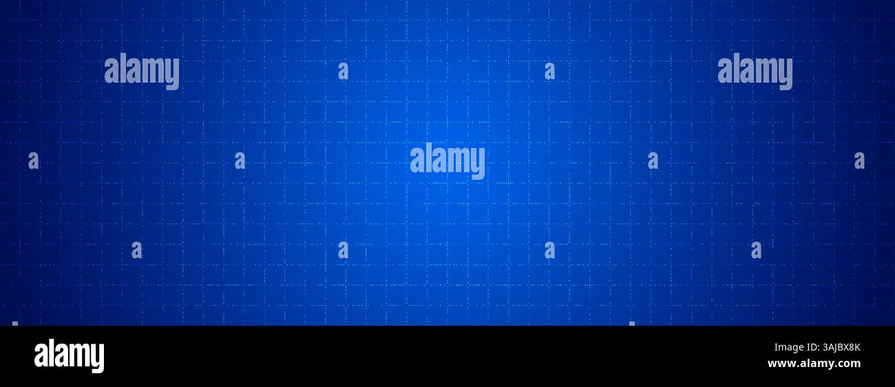 Blue glowing grid background. Dotted tech square network backdrop ...