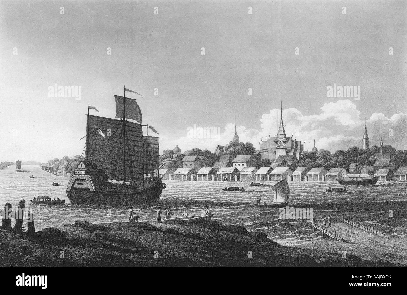 This 1828 painting by John Heaviside Clark offers a detailed view of ...