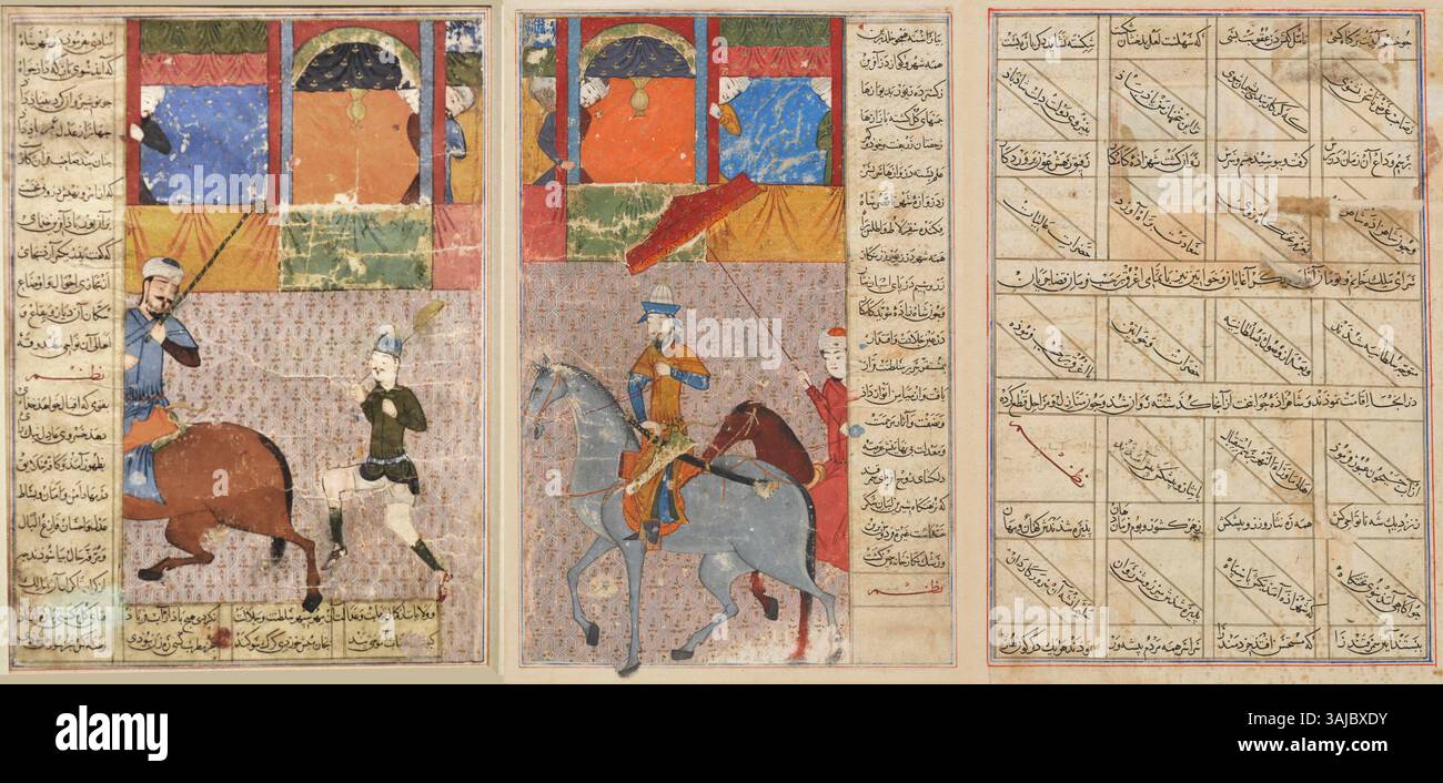 This depiction from the 'Zafarnama' manuscript illustrates Shah Rukh’s ...
