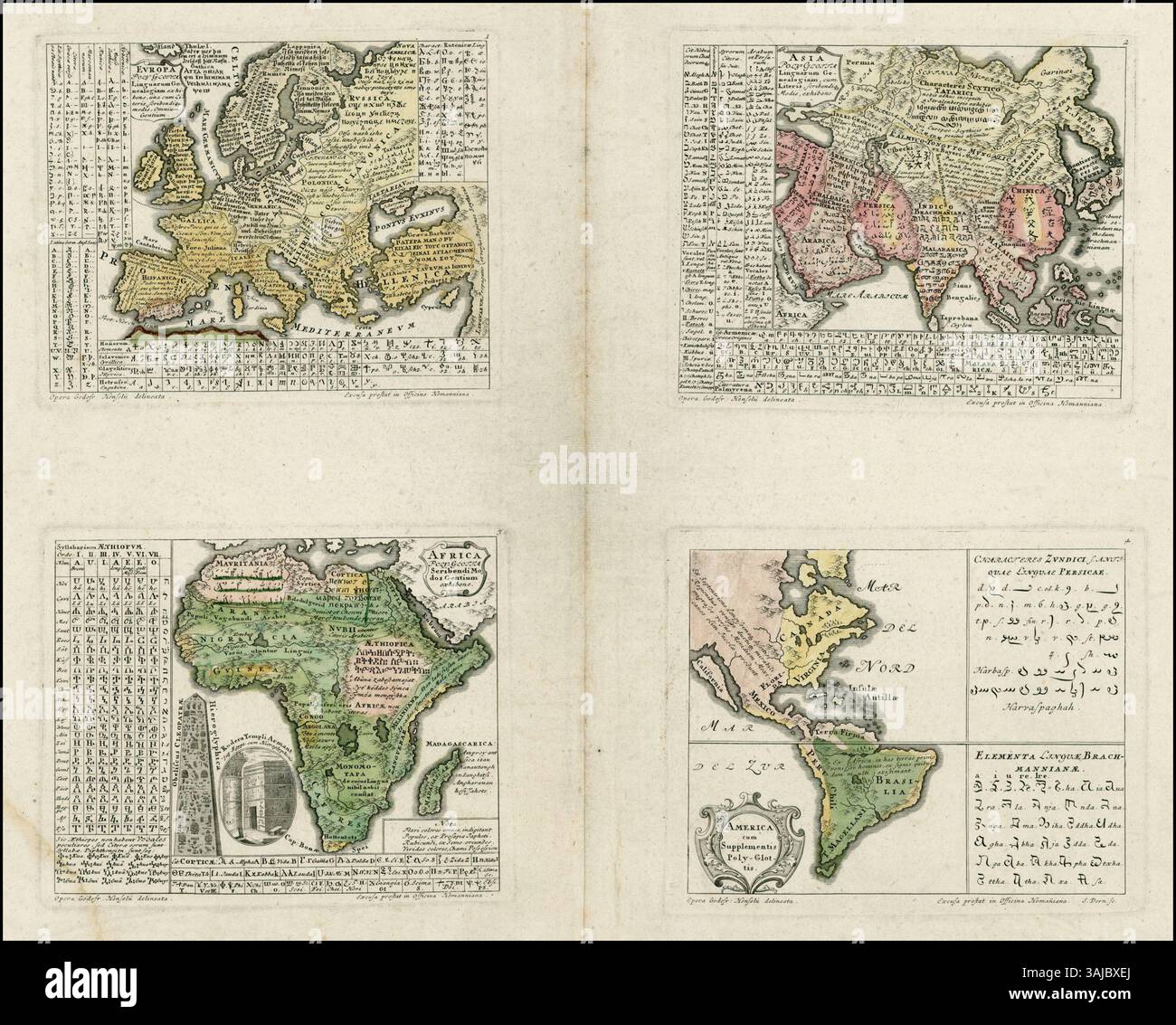 1741 maps hi-res stock photography and images - Alamy