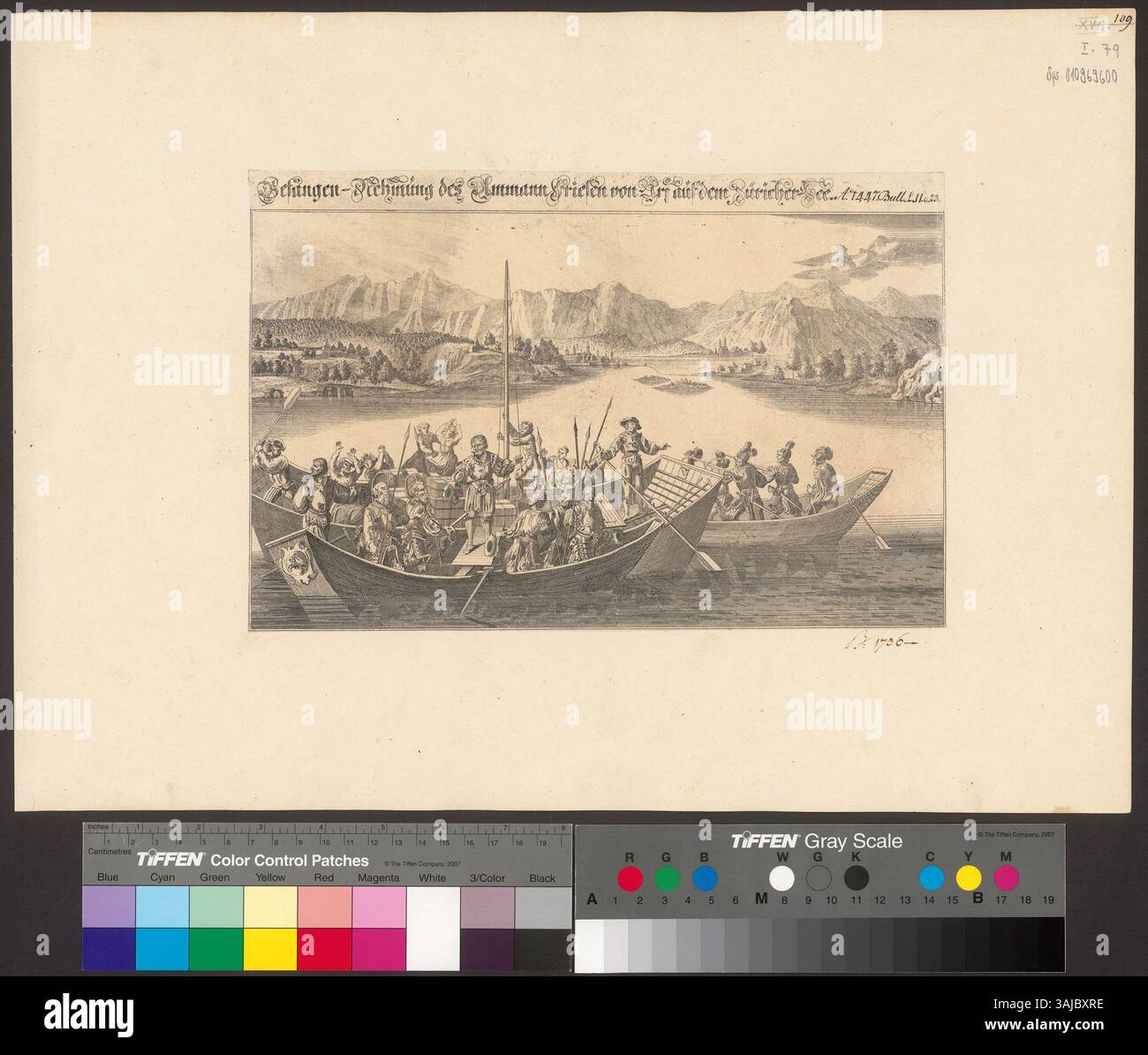 This engraving depicts the capture of Ammann Friesen of Uri on Zürich ...