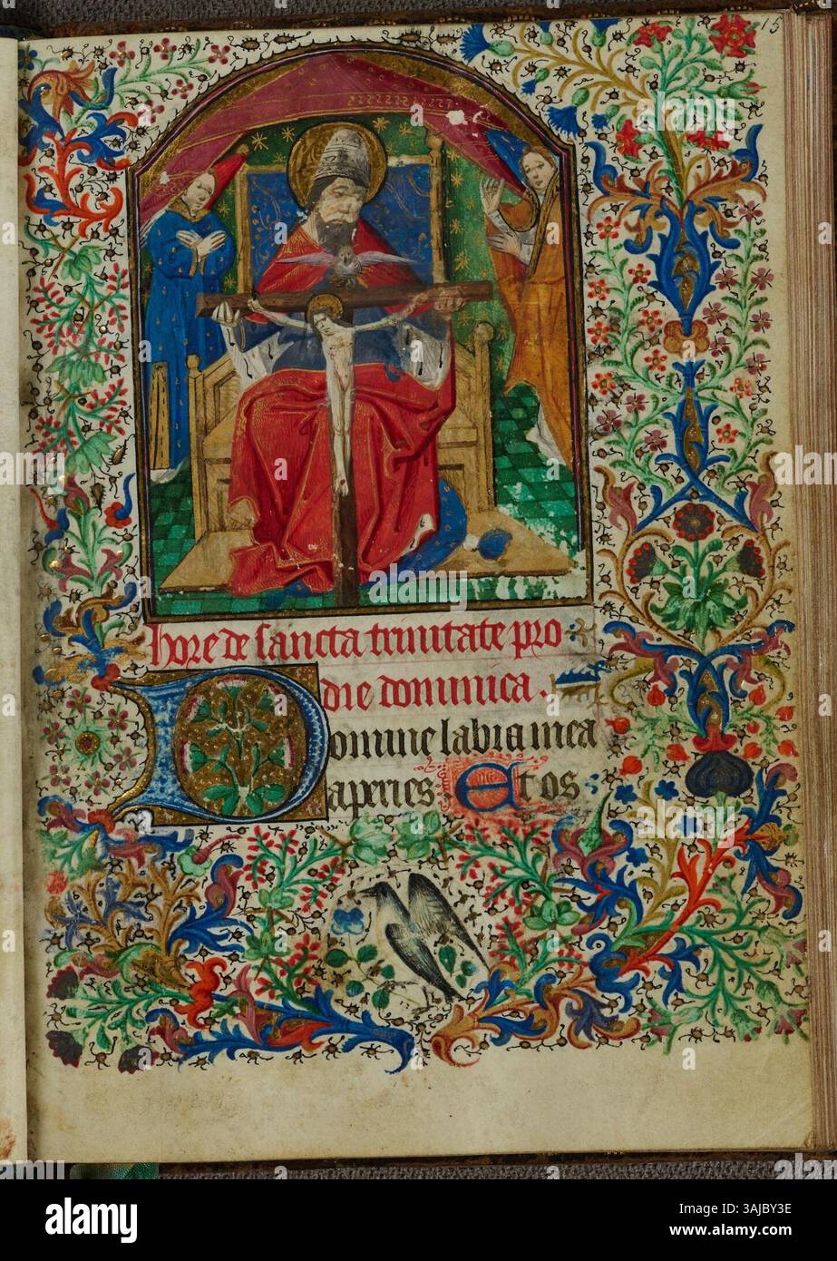 This manuscript from the Book of Hours for the use of Besançon, created ...