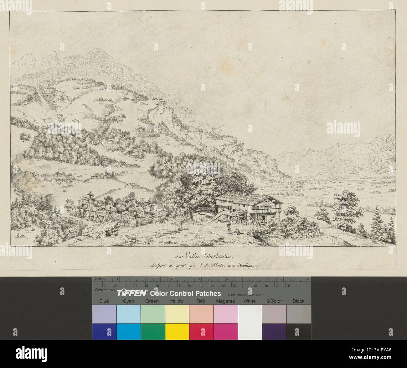 This 1760-1786 etching by Johann Ludwig Aberli shows the Oberhasli ...