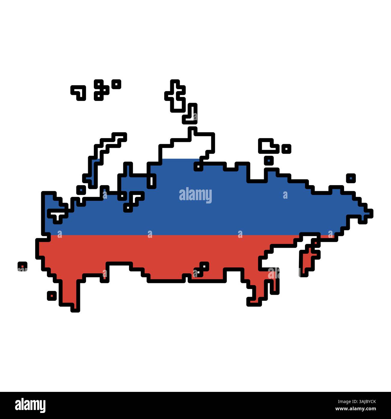 Pixelated world map icons in 8-bit style, featuring over 190 countries ...